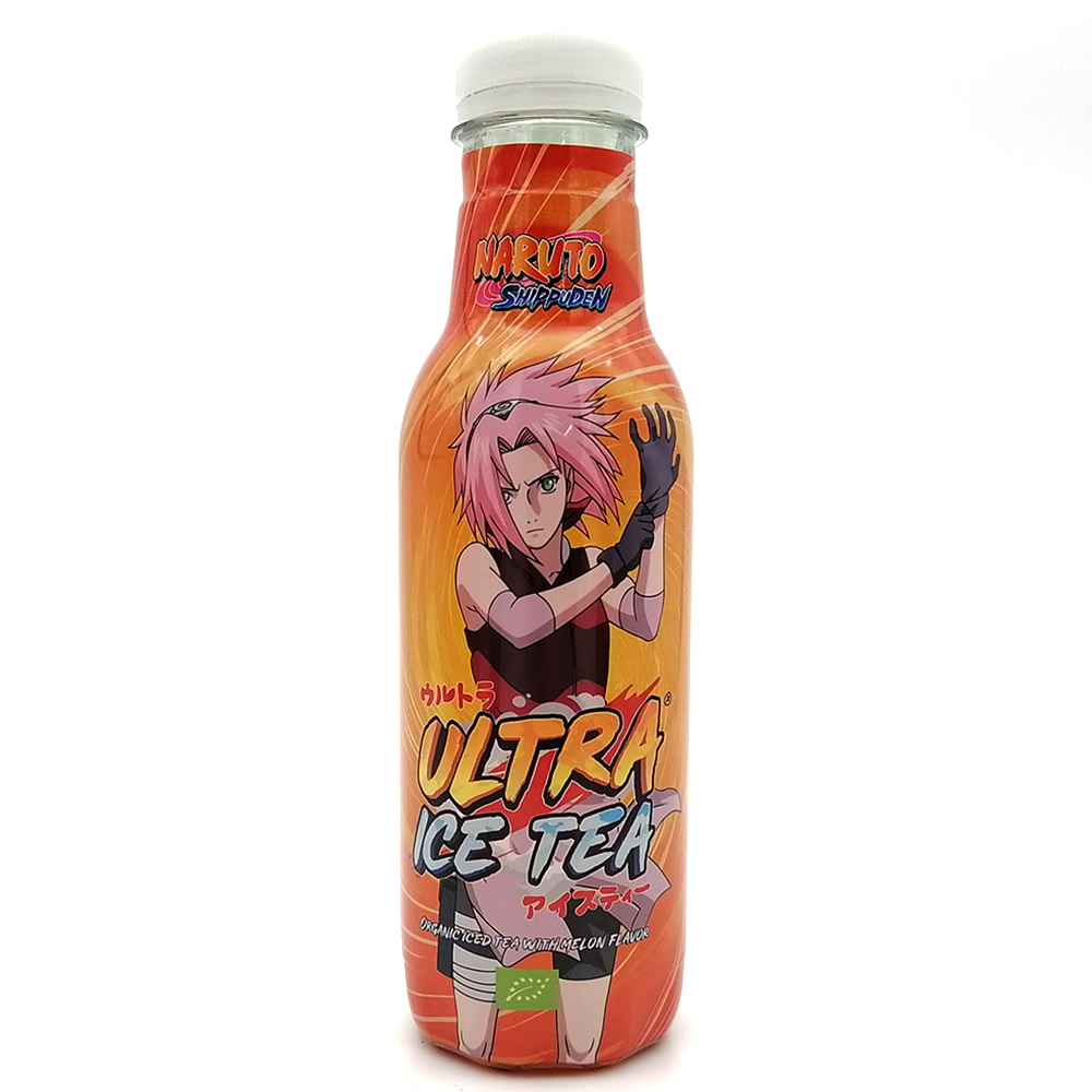 Organic Ice Black Tea Drink with Mellon Flavor Naruto Sakura 500ml ...